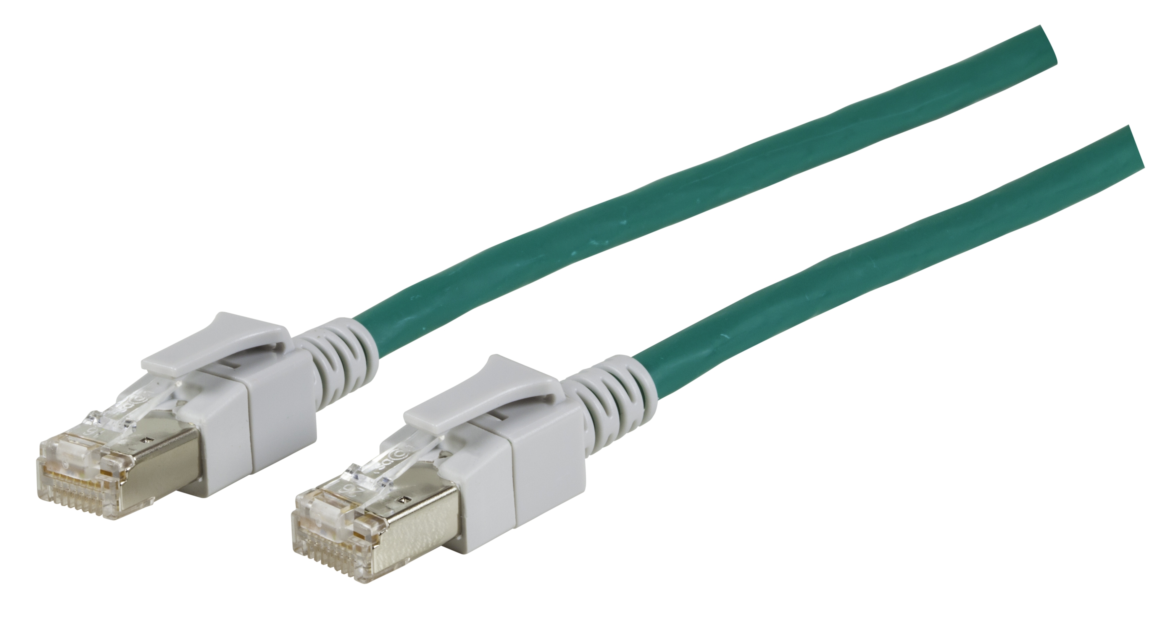 Netzwerk2000 | RJ45 Patchkabel S/FTP, Cat.6A, VC LED, 7m, grün grün ...
